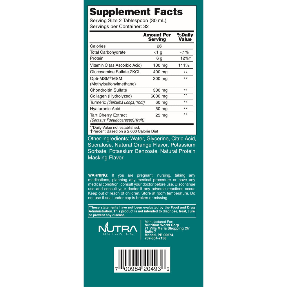 Nutra Botanics Super Collagen Joint Plus – Nutrition World Supplements